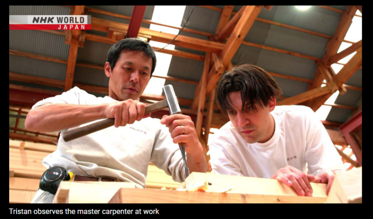 NHK WORLD 「Spiritual Explorers」にて、匠弘堂の仕事と棟梁の有馬をご紹介いただきました！ - 有限会社匠弘堂